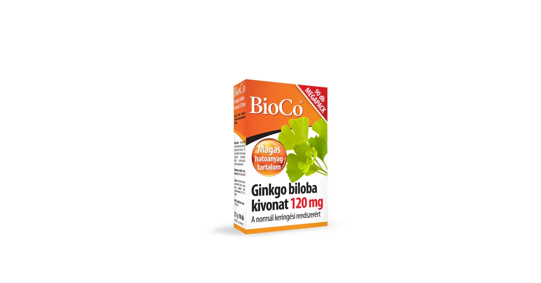 Bioco Bioco ginkgo biloba tabletta 120mg 90 db - Vital-max ...